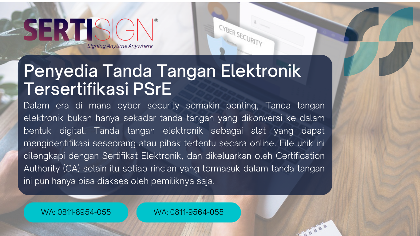 Penyedia Tanda Tangan Elektronik Tersertifikasi PSrE